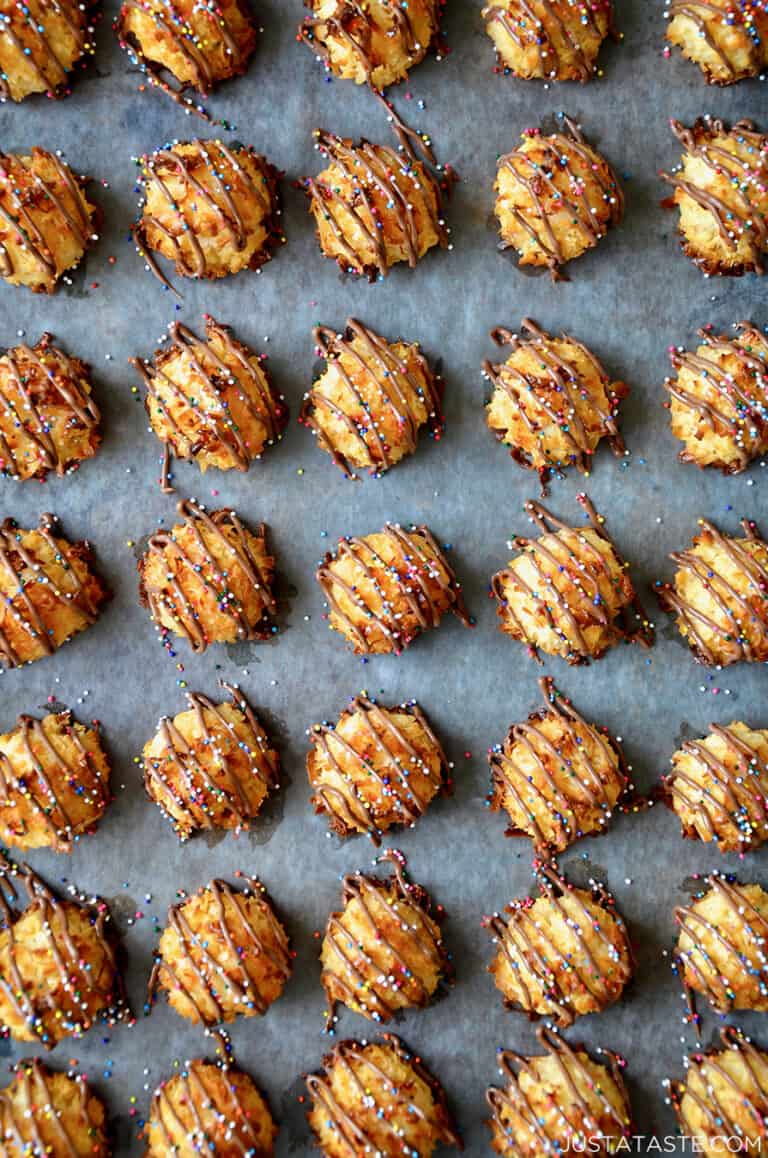 Coconut Macaroons with Chocolate Recipe