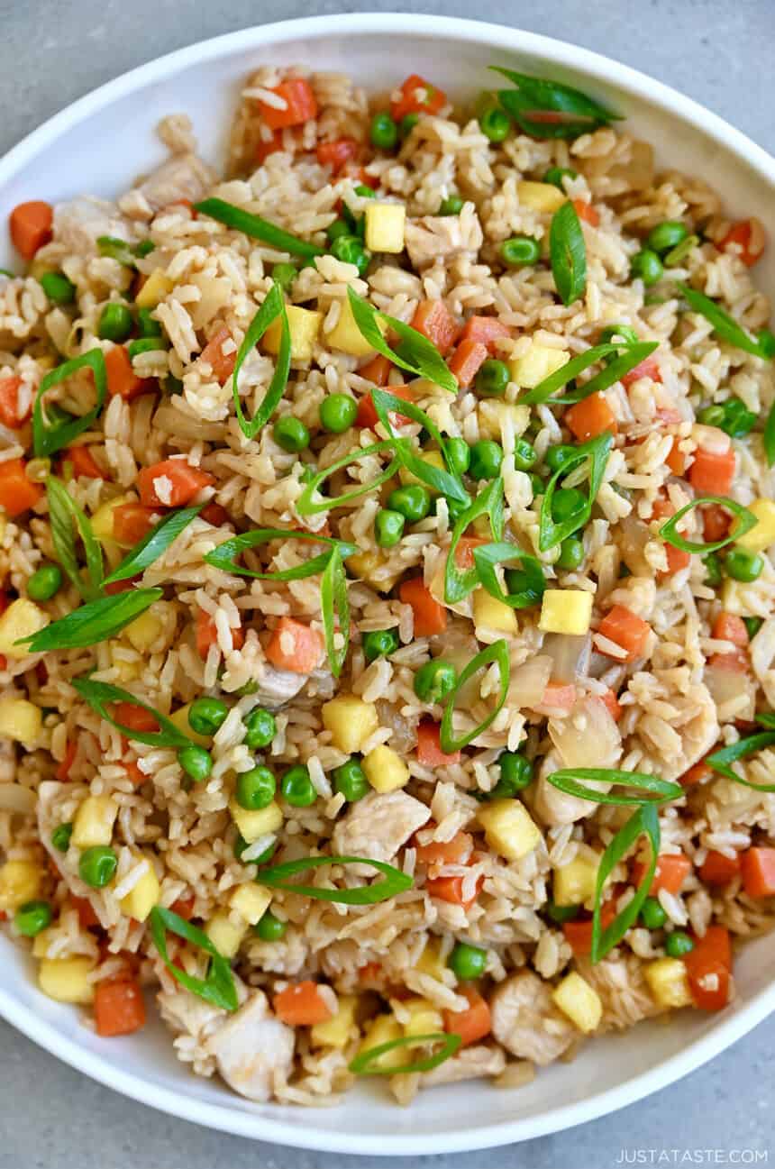 Pineapple Chicken Fried Rice