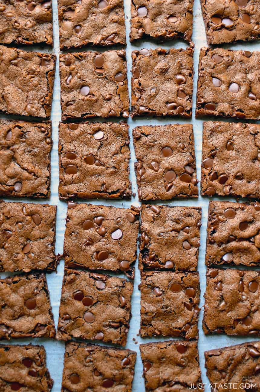 Chewy Chocolate Brownie Bark - Just a Taste