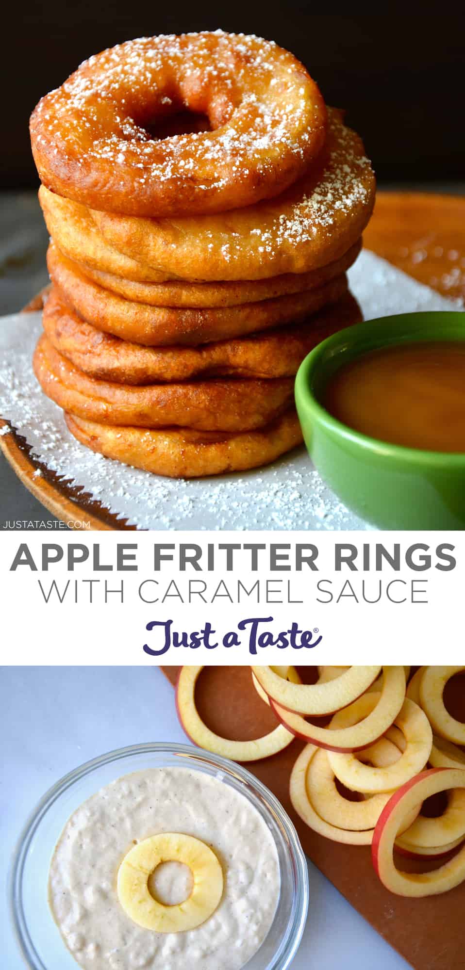 Apple Fritter Rings - Just a Taste