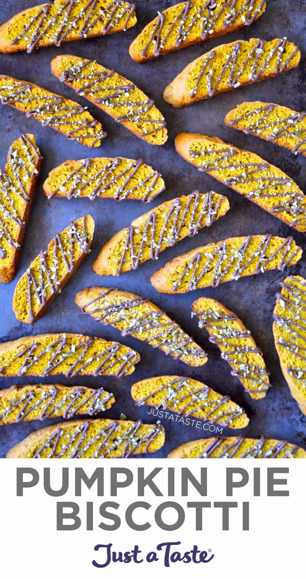 Pumpkin Pie Biscotti - Just a Taste