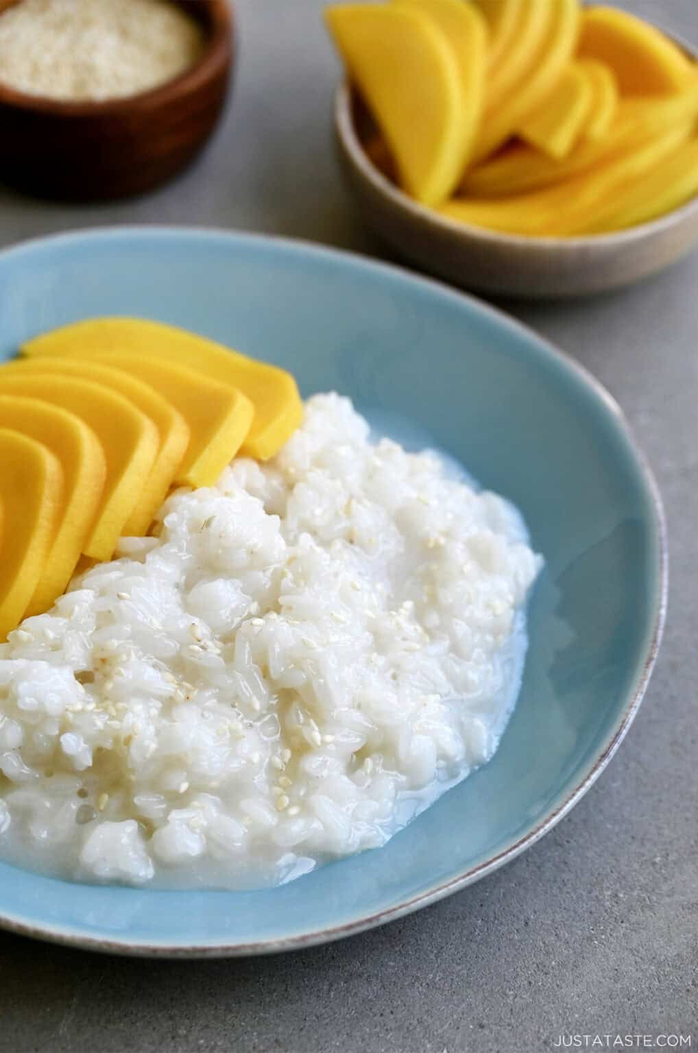 Thai Coconut Sticky Rice with Mango