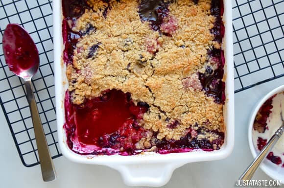 Easy Mix-and-Match Fruit Crumble | Just a Taste