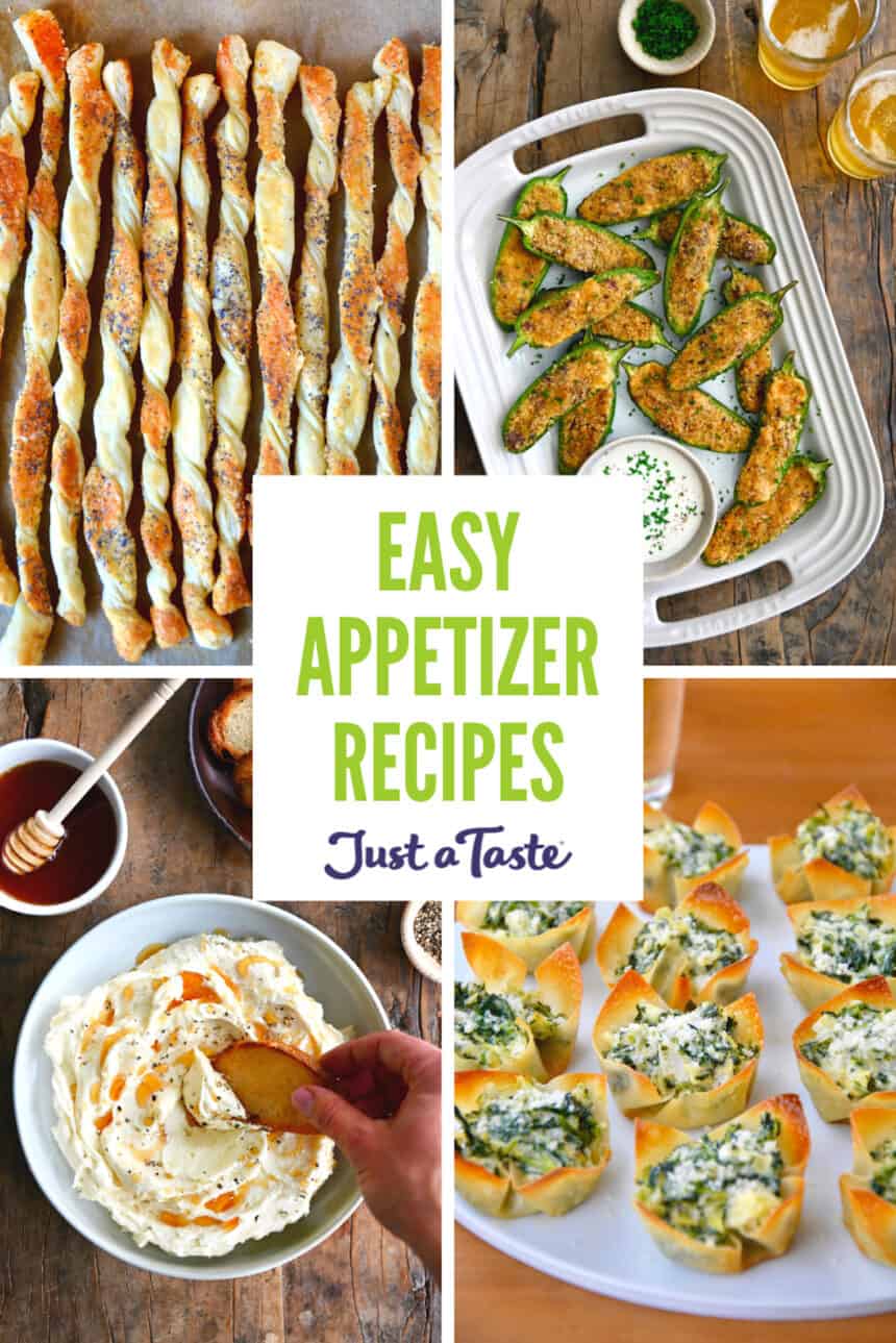 Easy Appetizer Recipes - Just a Taste
