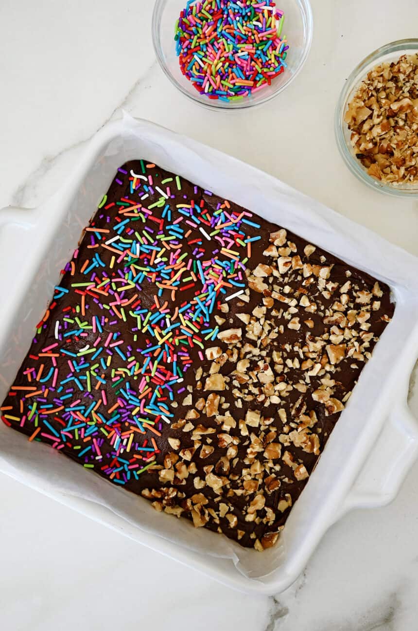 3-Ingredient Homemade Fudge - Just a Taste