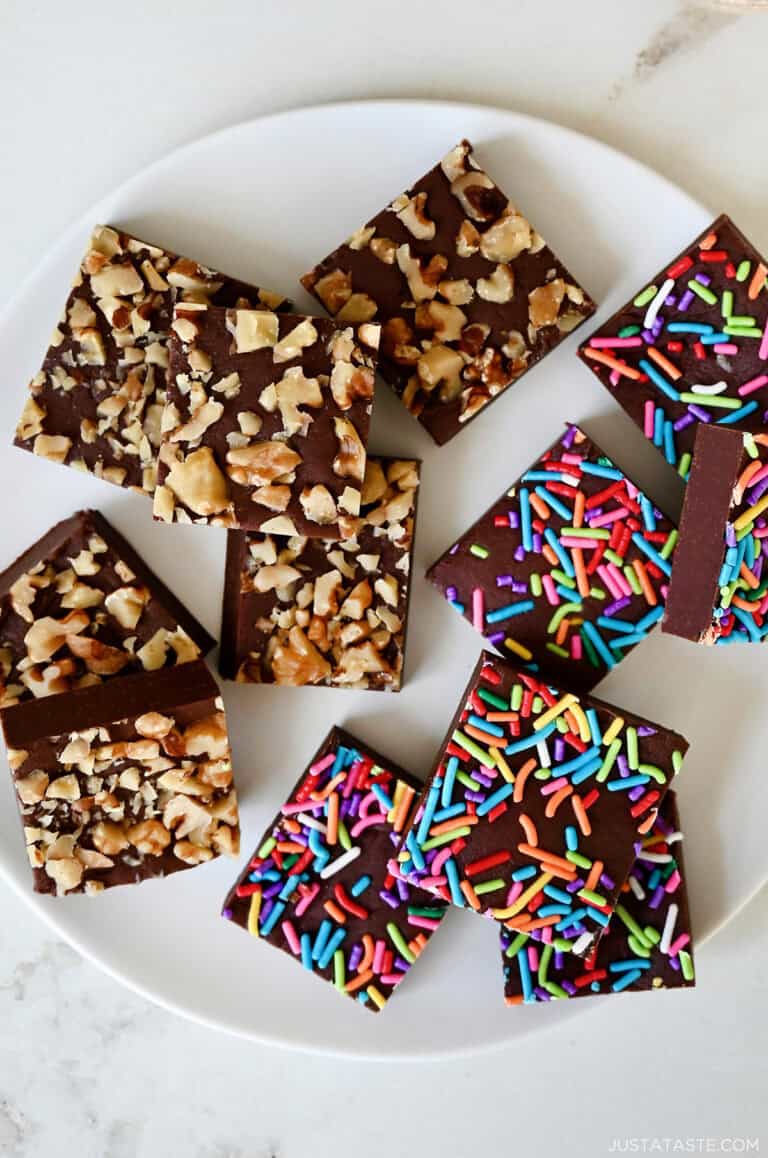 3-Ingredient Homemade Fudge - Just a Taste