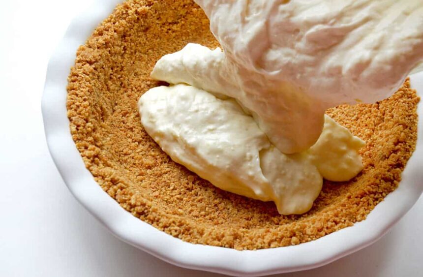 Frozen Lemonade Pie - Just a Taste