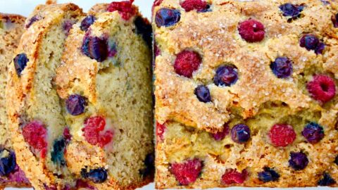 Just a Taste | Mixed Berry Banana Bread