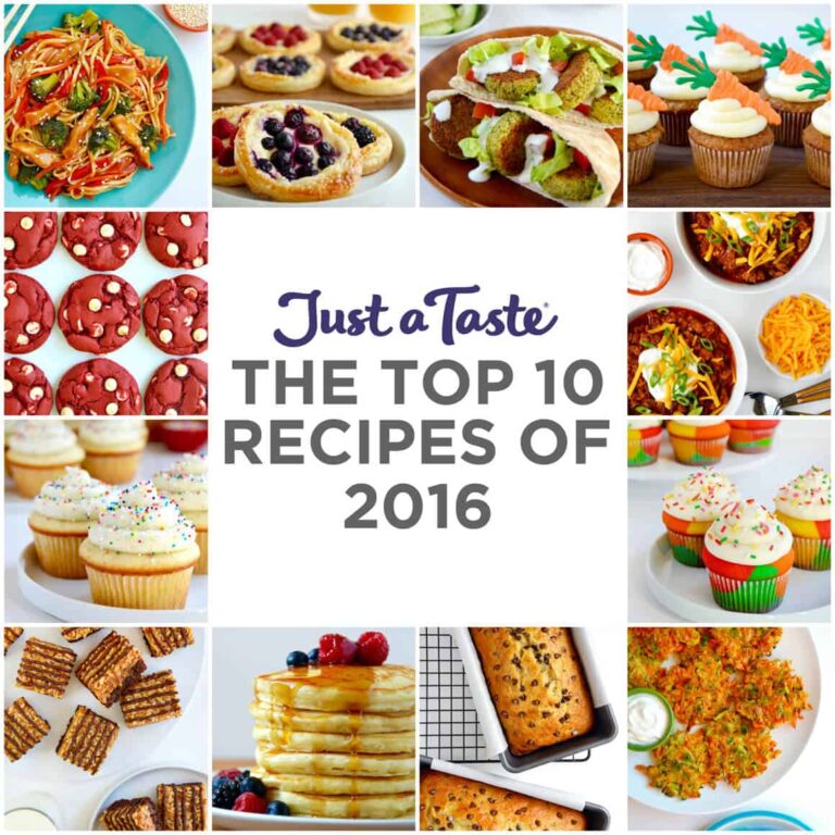 The Top 10 Recipes of 2016 | Just a Taste