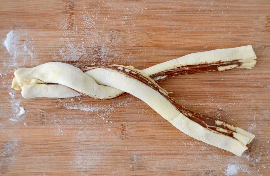 Chocolate Puff Pastry Twists - Just a Taste