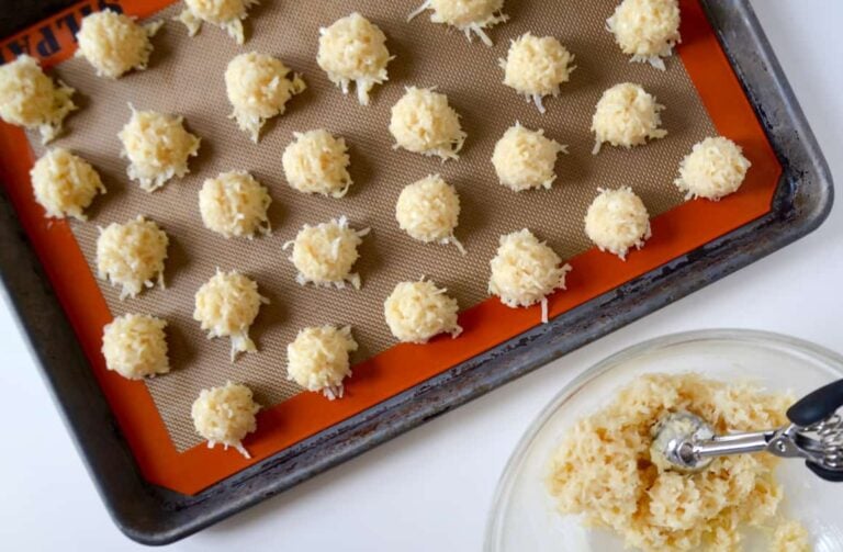 3-Ingredient Coconut Macaroons - Just a Taste