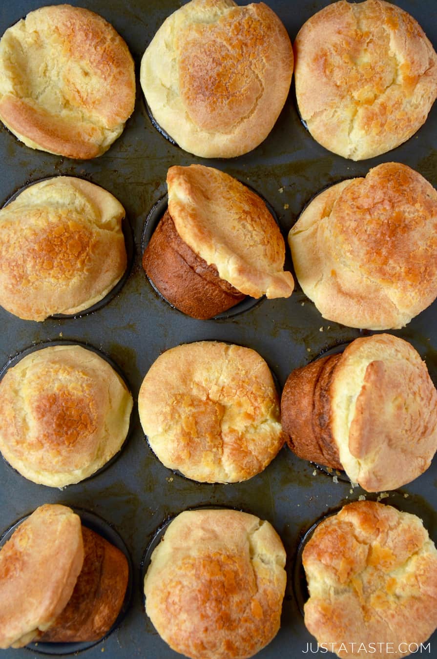 Muffin Pan Popovers - Just a Taste Muffin Pan Popovers - Just a Taste