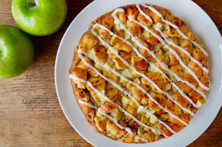 Apple Cinnamon Roll Bake - Just a Taste