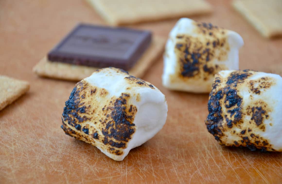 The Best Berry S'mores - Just a Taste