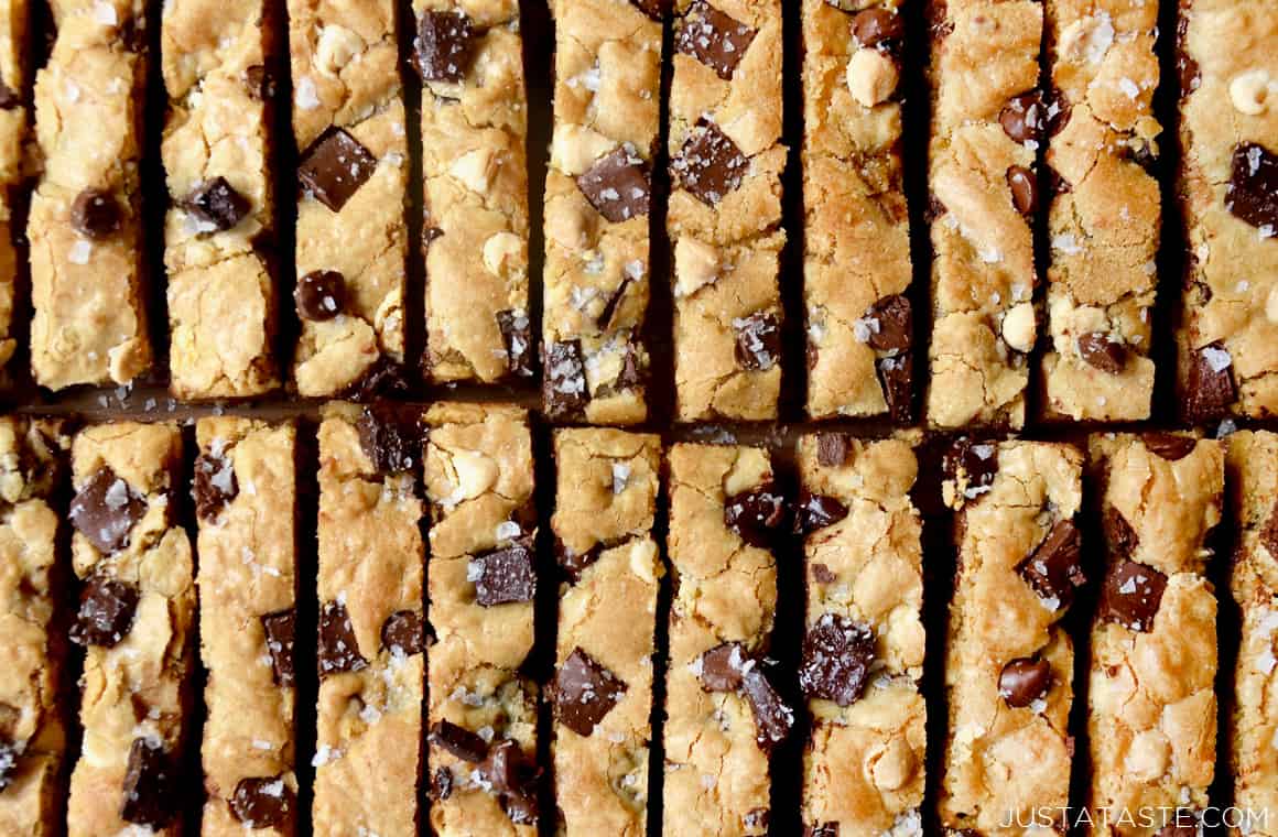 Chewy Chocolate Chip Cookie Sticks - Just a Taste