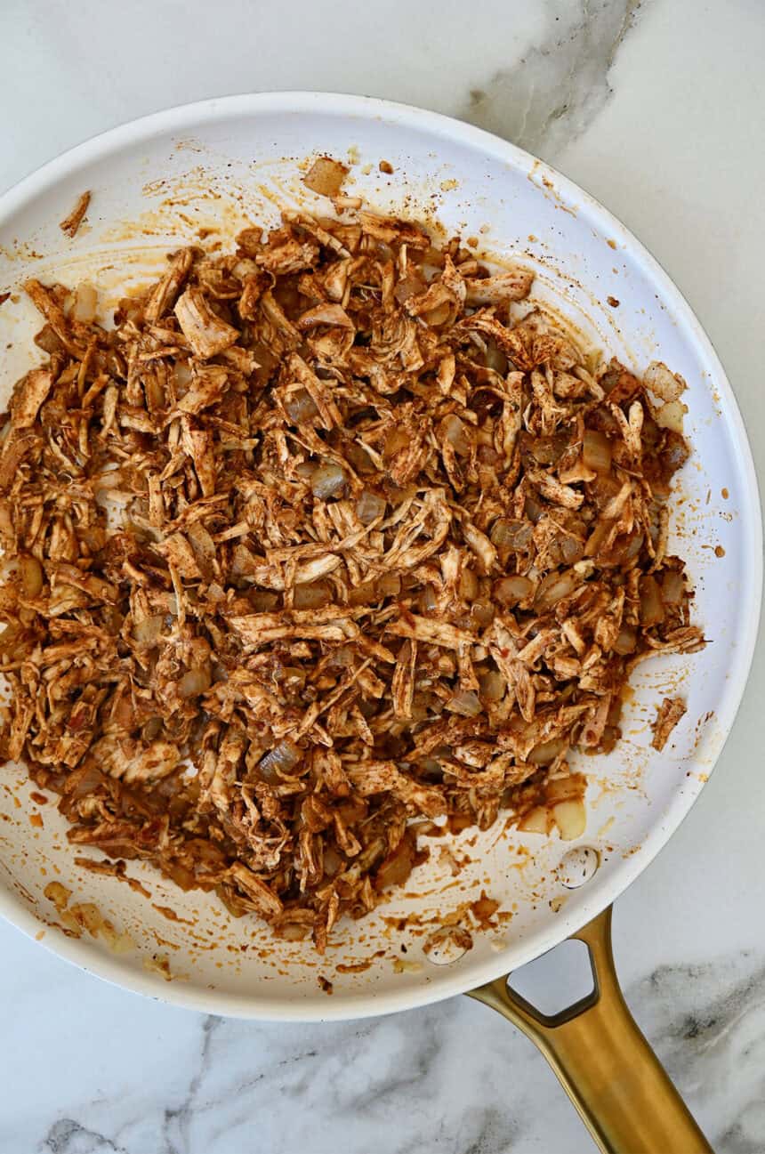 Rotisserie Chicken Enchiladas - Just a Taste
