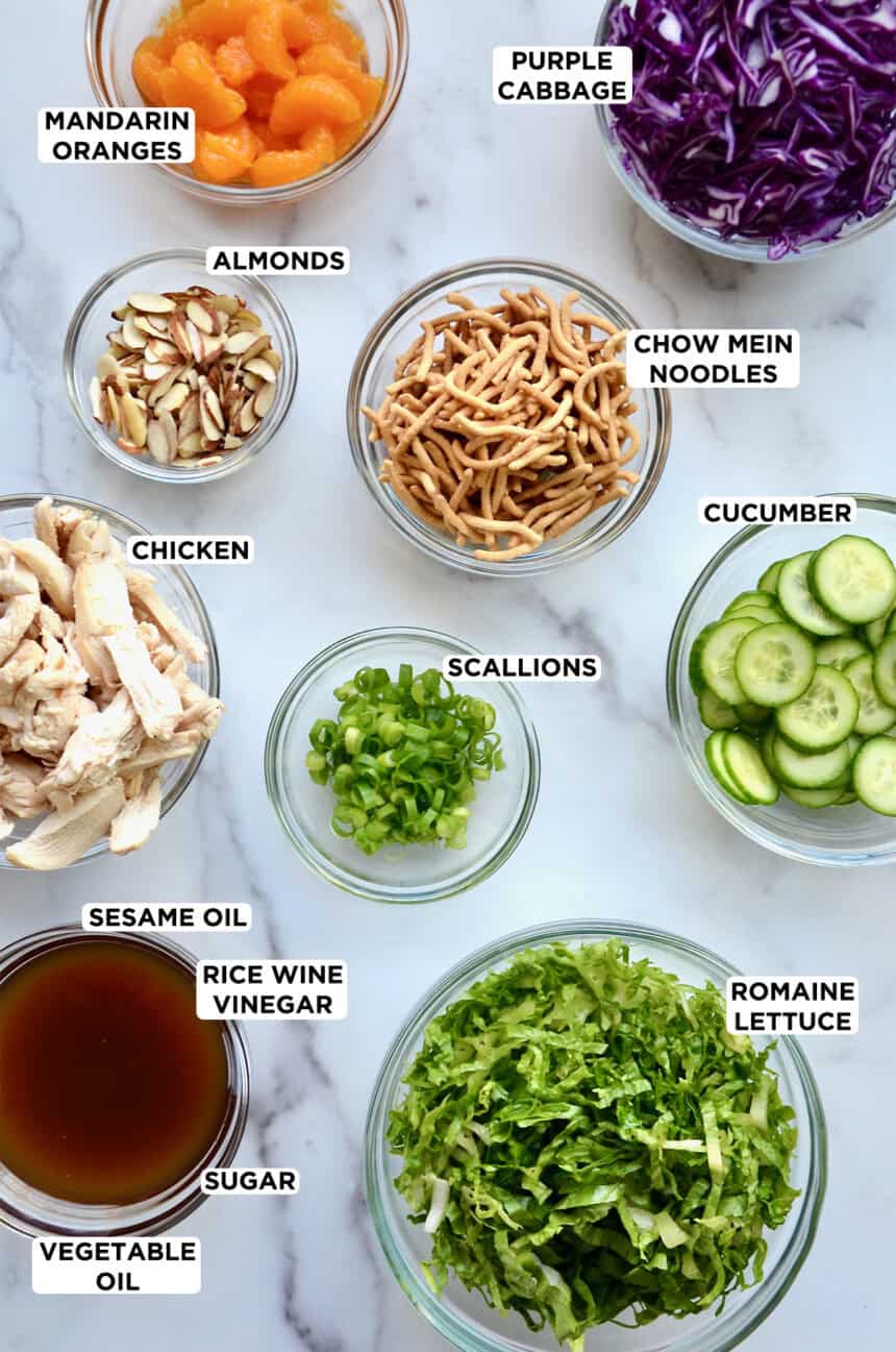 Chinese Chicken Salad with Sesame Dressing