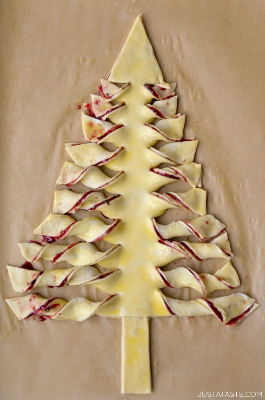 Puff Pastry Christmas Tree - Just a Taste