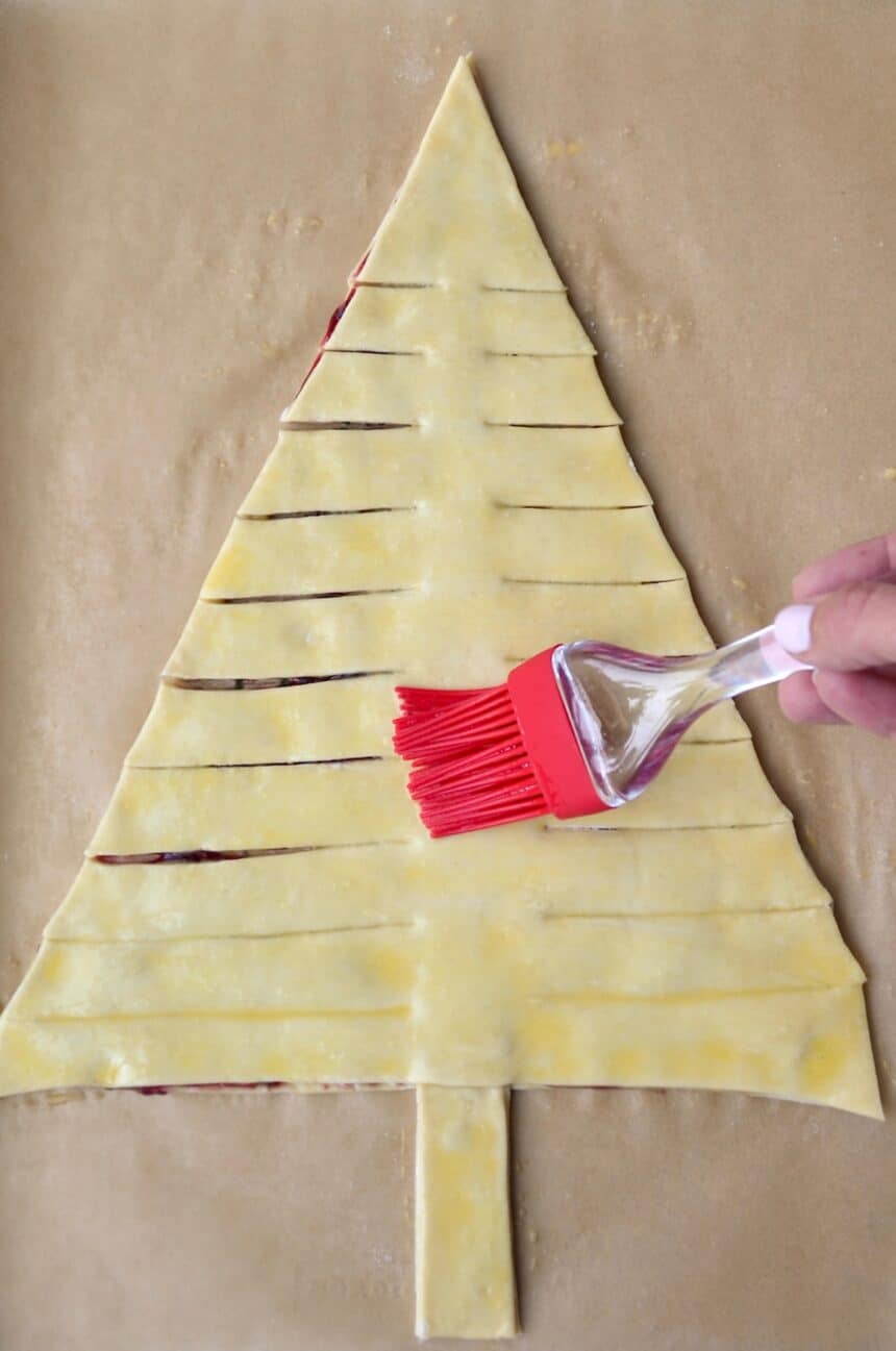Puff Pastry Christmas Tree - Just a Taste