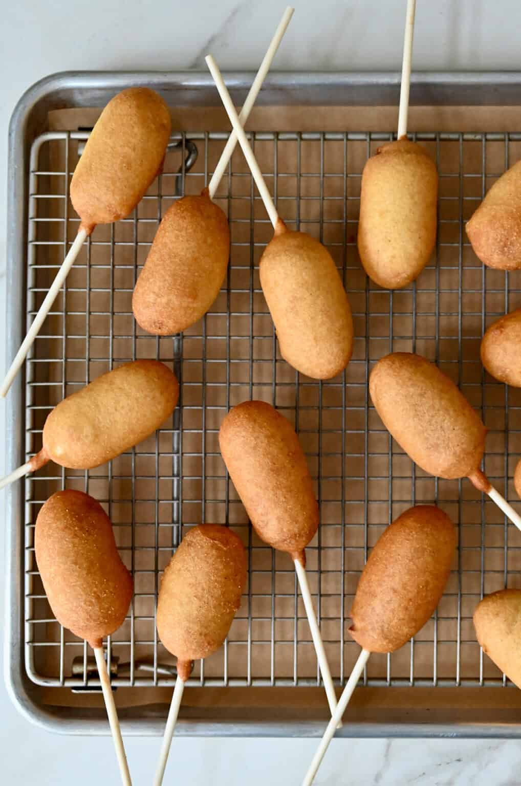Easy Homemade Mini Corn Dogs