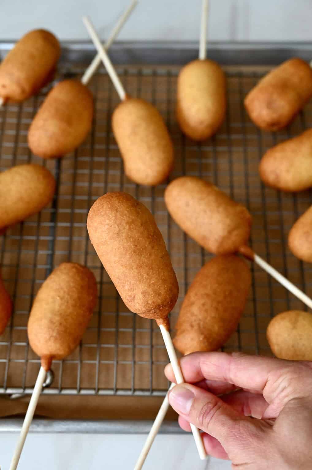 Easy Homemade Mini Corn Dogs