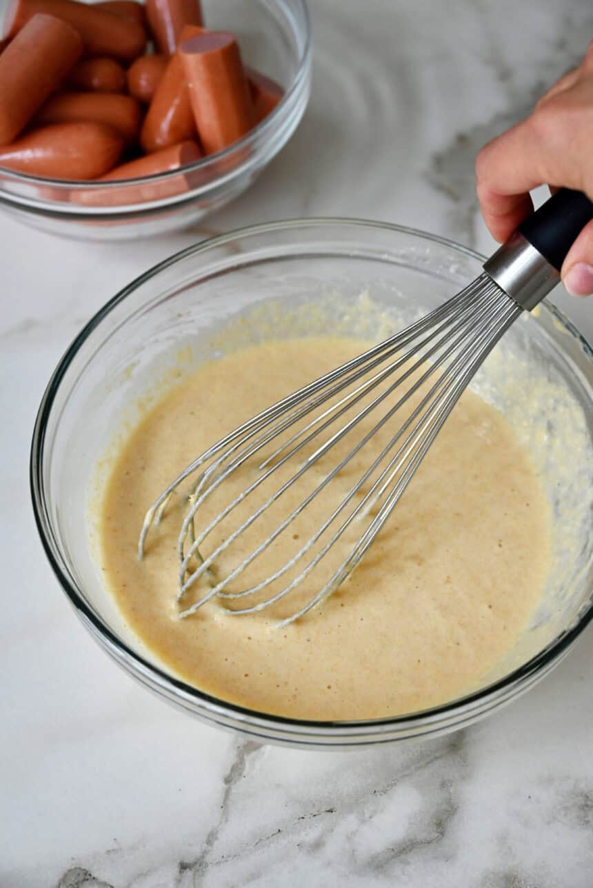 Easy Homemade Mini Corn Dogs