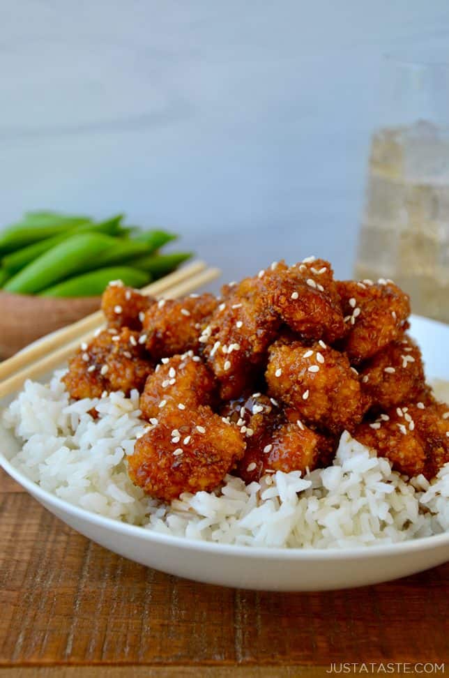 Crispy Baked Sesame Chicken - Just a Taste