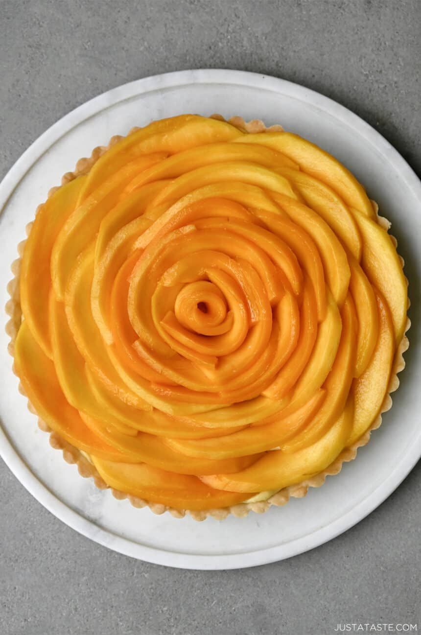 Mango Tart with Vanilla Bean Pastry Cream