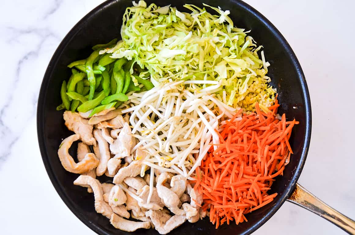 Quick Chicken Chow Mein - Just a Taste