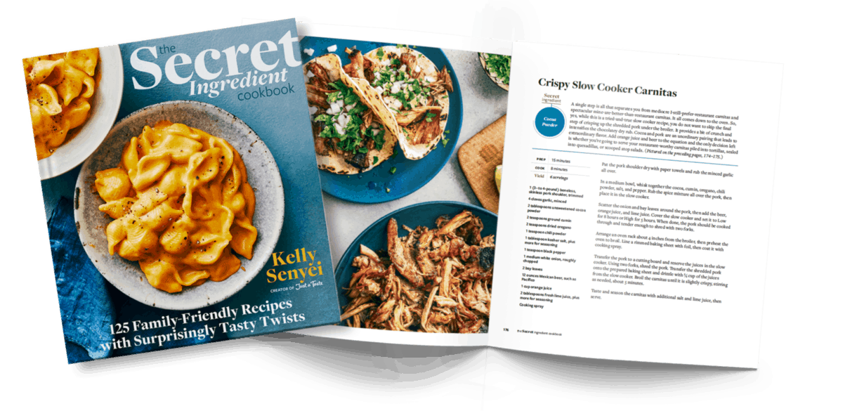 Pre-Order The Secret Ingredient Cookbook! - Just a Taste