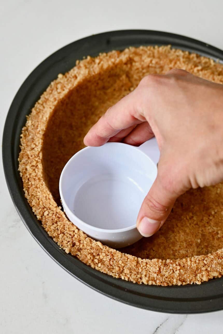 Ice Cream Pie with Waffle Cone Crust