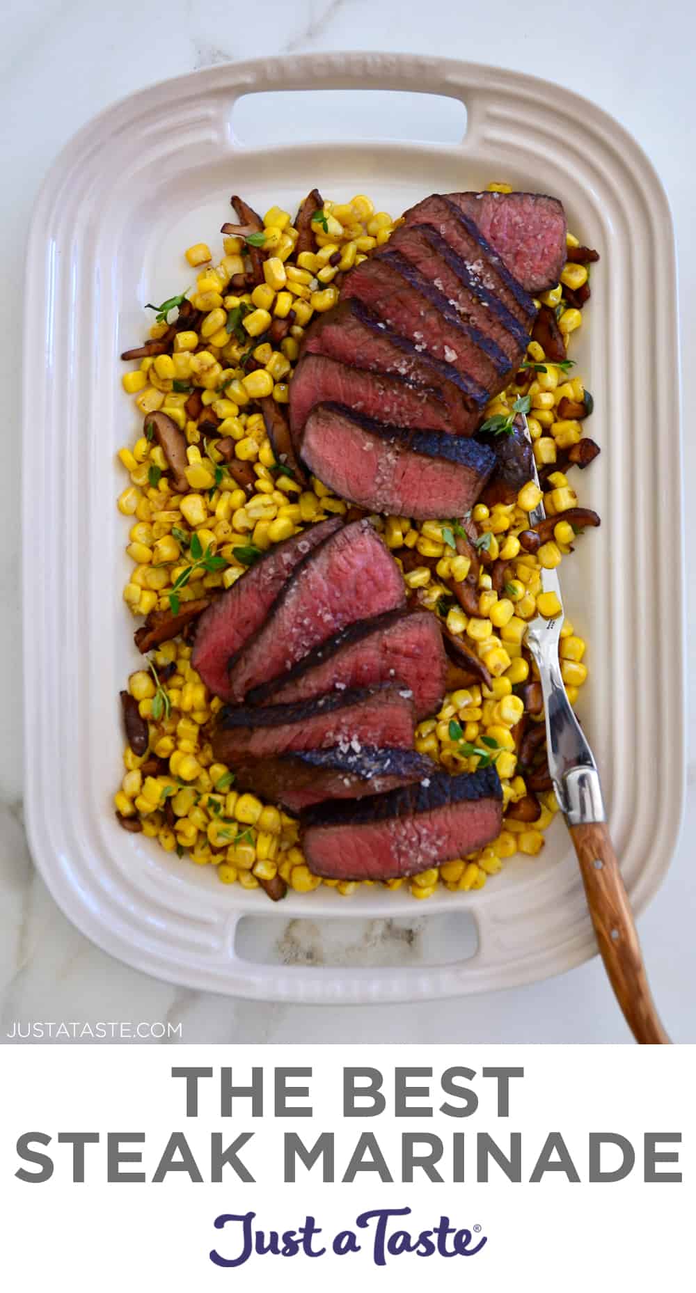 The Best Steak Marinade - Just a Taste