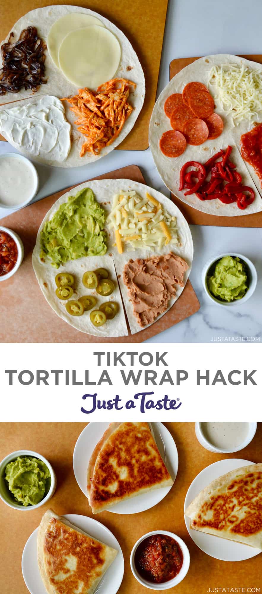 Tortilla Wrap Hack - Just a Taste
