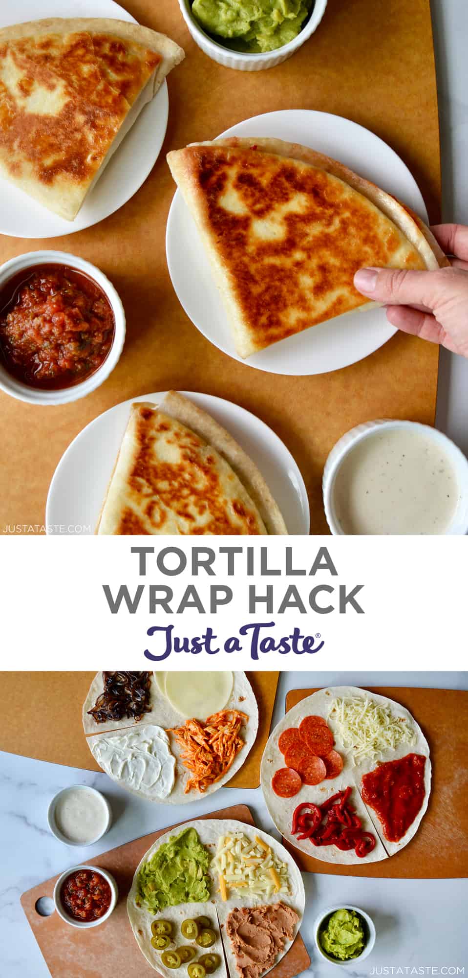 Tortilla Wrap Hack - Just a Taste