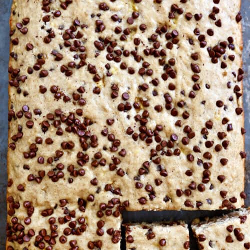 Banana chocolate chip bars store
