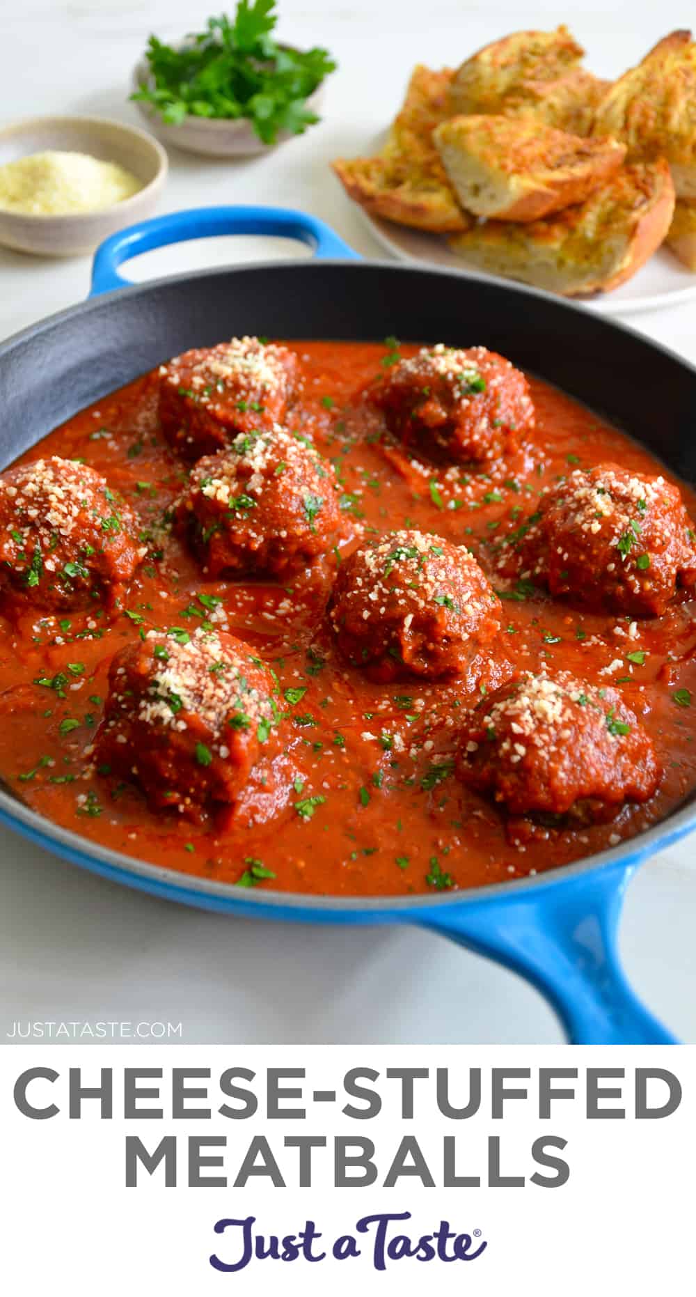 Mozzarella Stuffed Meatballs (Easy Stovetop Recipe)