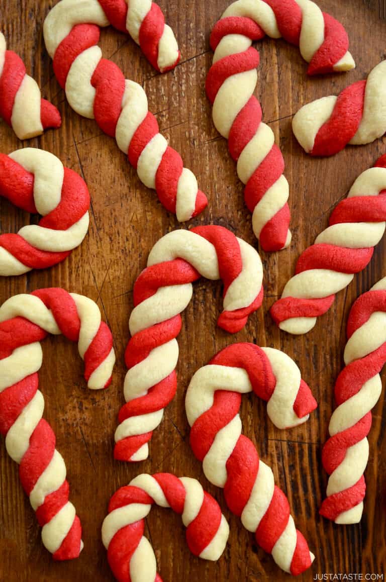 Candy Cane Cookies - Just a Taste