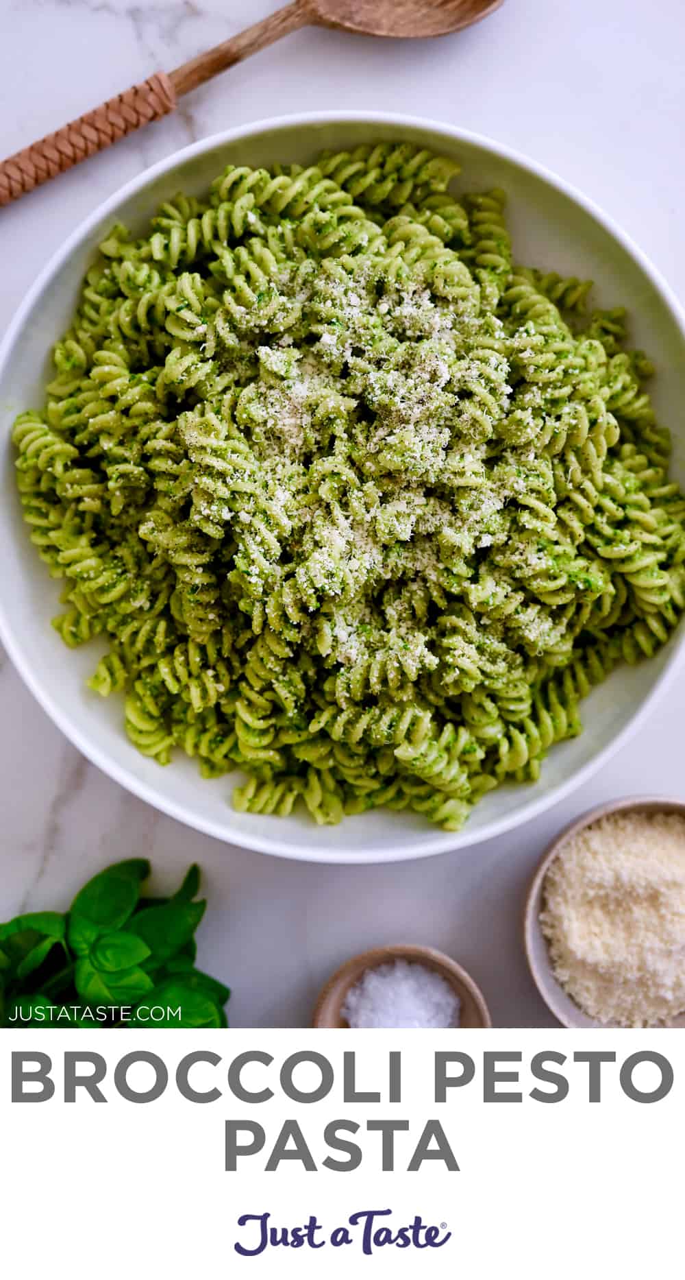 Broccoli Pesto Pasta - Just a Taste
