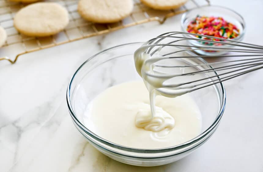 The Best Sugar Cookie Icing - Just a Taste