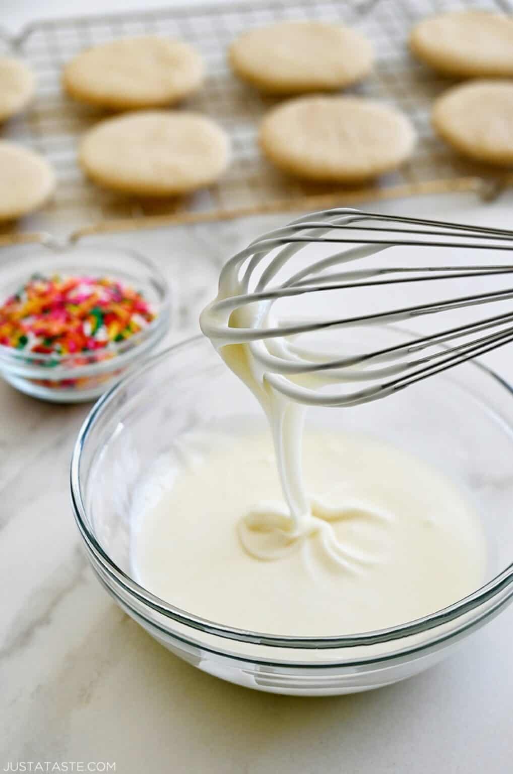 The Best Sugar Cookie Icing - Just a Taste