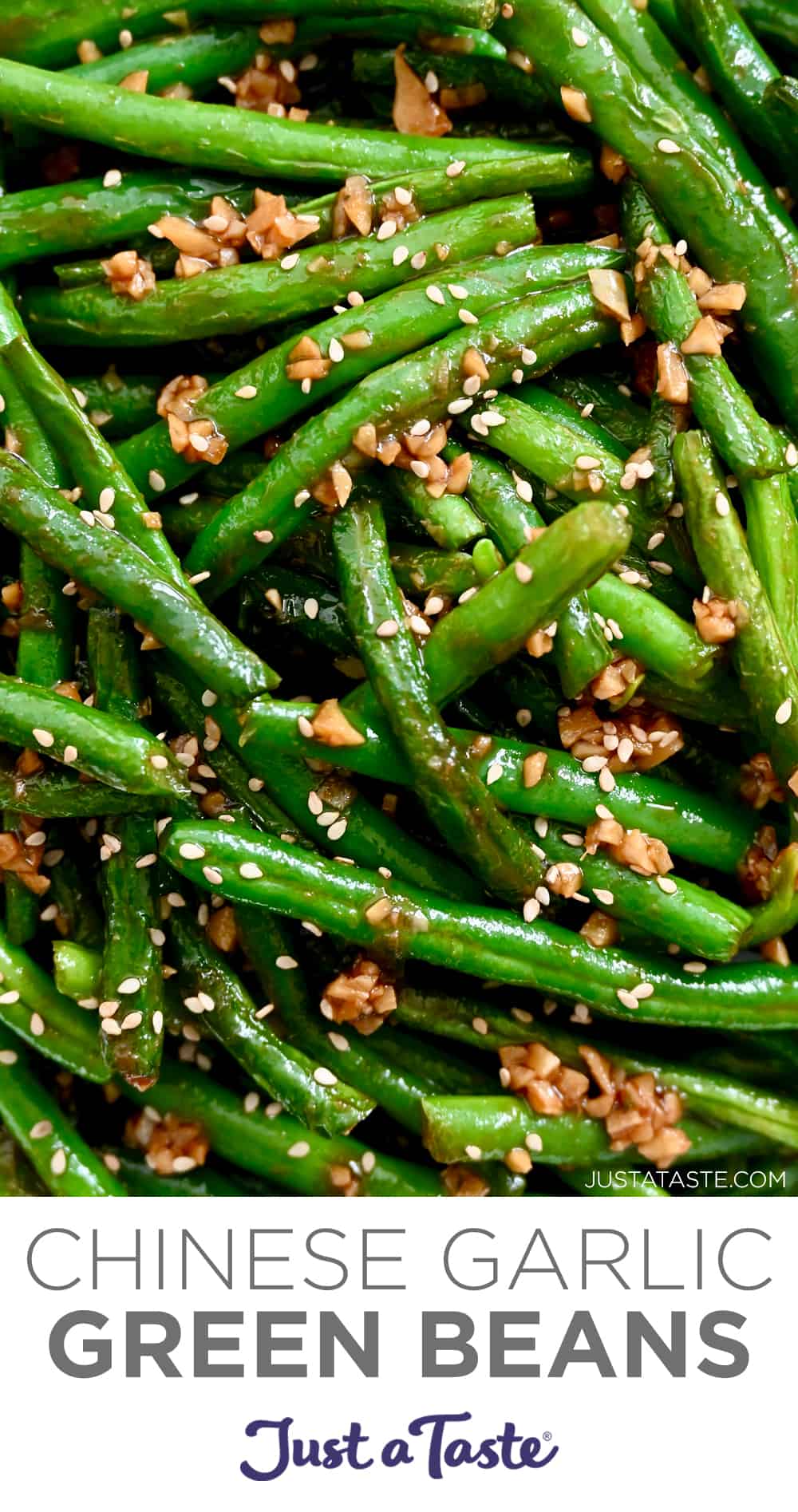 Chinese Garlic Green Beans - Just a Taste
