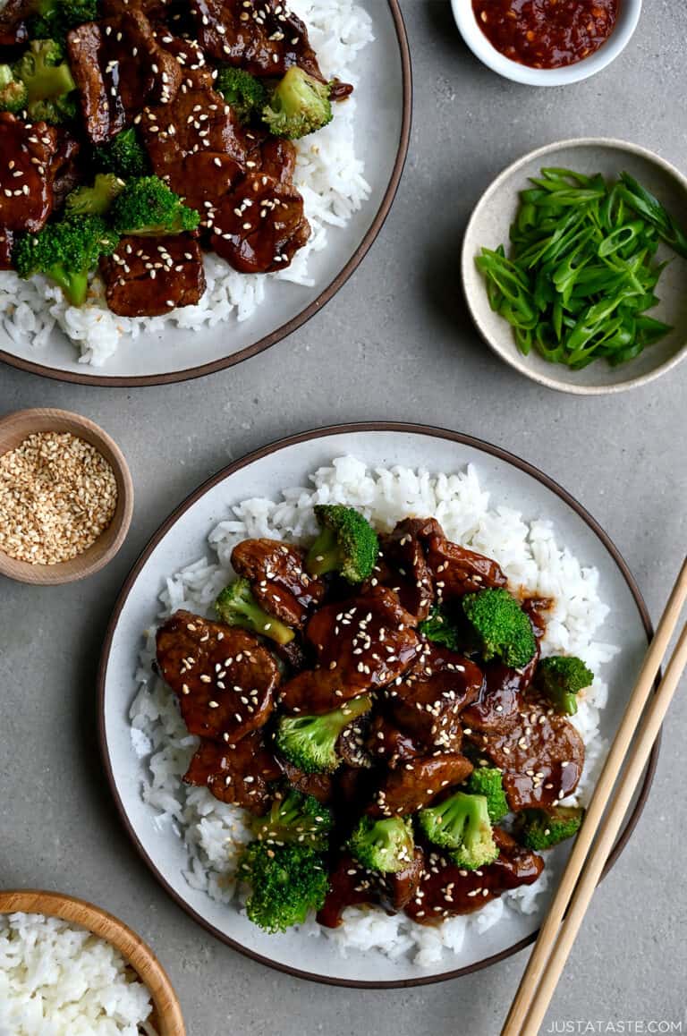 Quick Caramelized Pork and Broccoli - Just a Taste