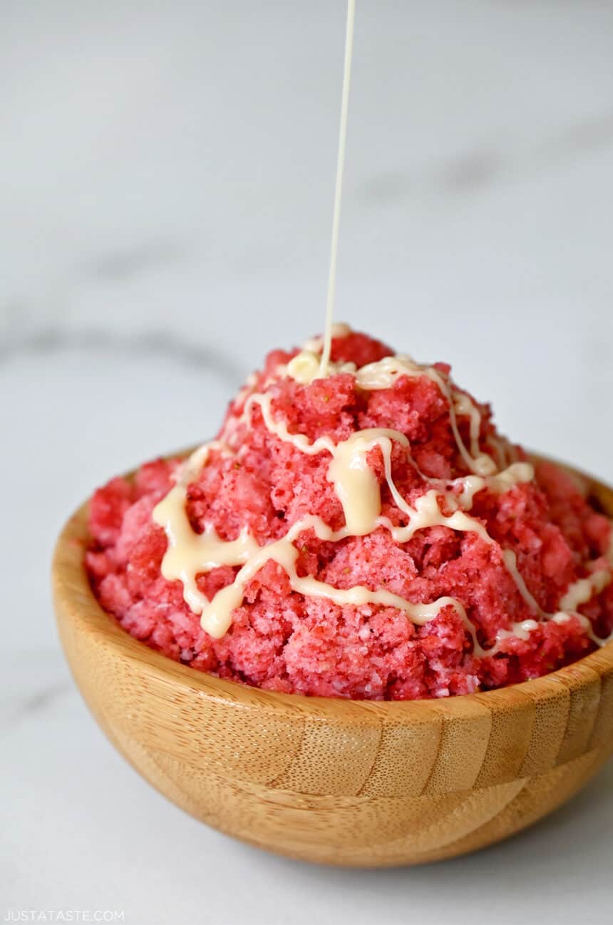 Fruit Shaved Ice (Food Processor) - Just a Taste