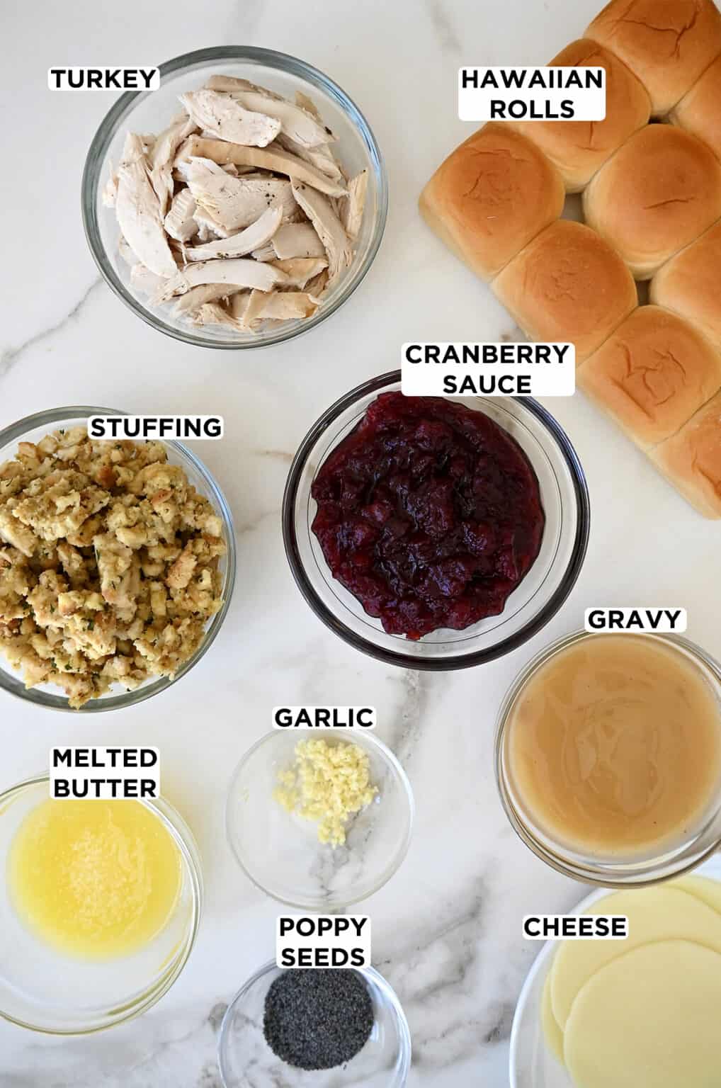 Hawaiian Roll Turkey Sliders with Cranberry Sauce - Just a Taste