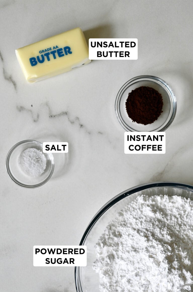 5-Minute Coffee Buttercream Frosting - Just a Taste
