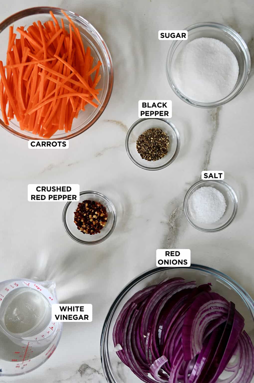 Pickled Red Onion & Carrot Relish - Just a Taste