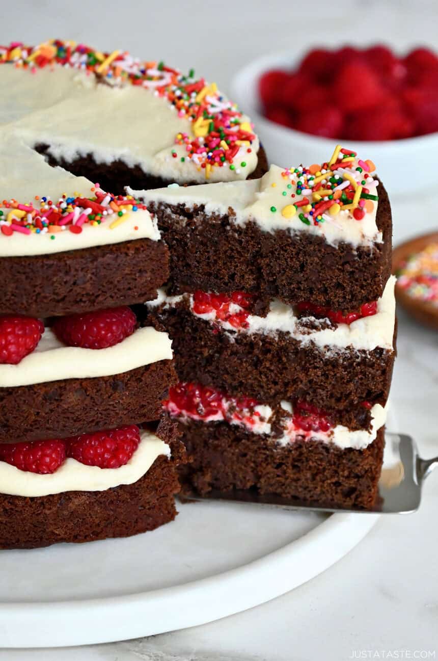 Chocolate Raspberry Cake