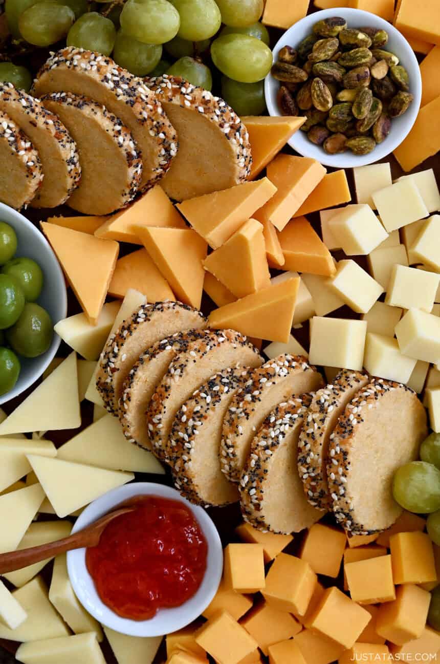 Savory Shortbread Cookies - Just a Taste