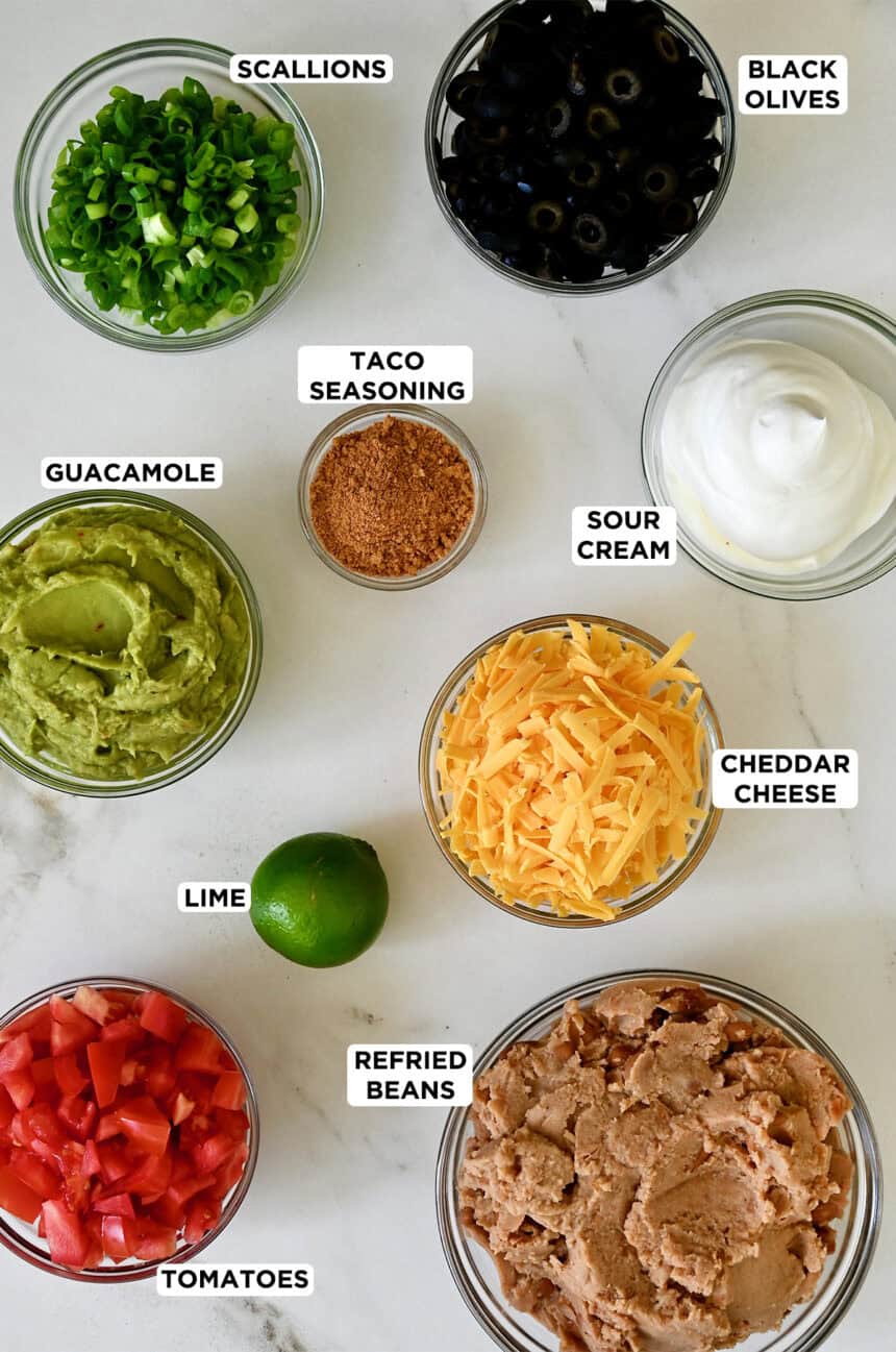 7 Layer Dip - Just a Taste