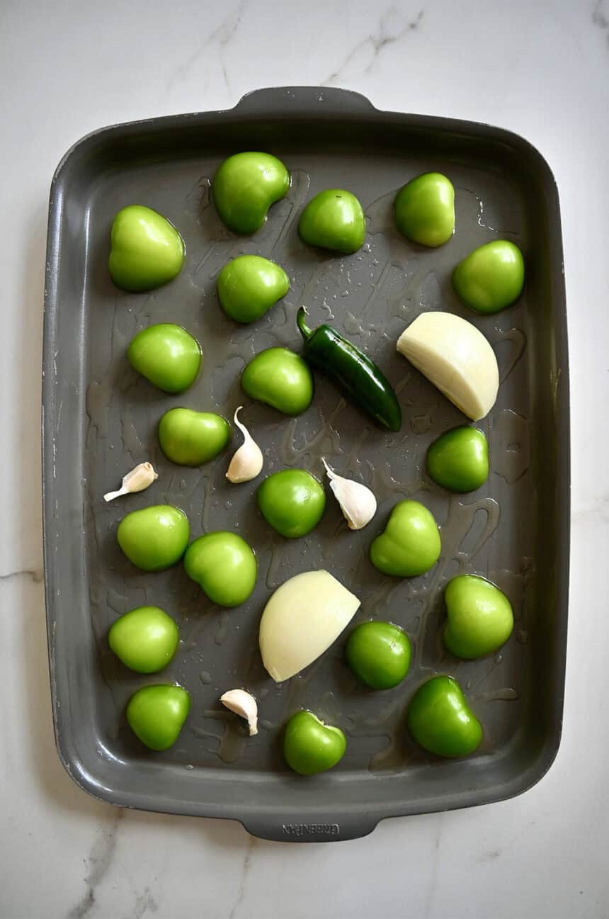 Tomatillo Salsa Verde - Just a Taste